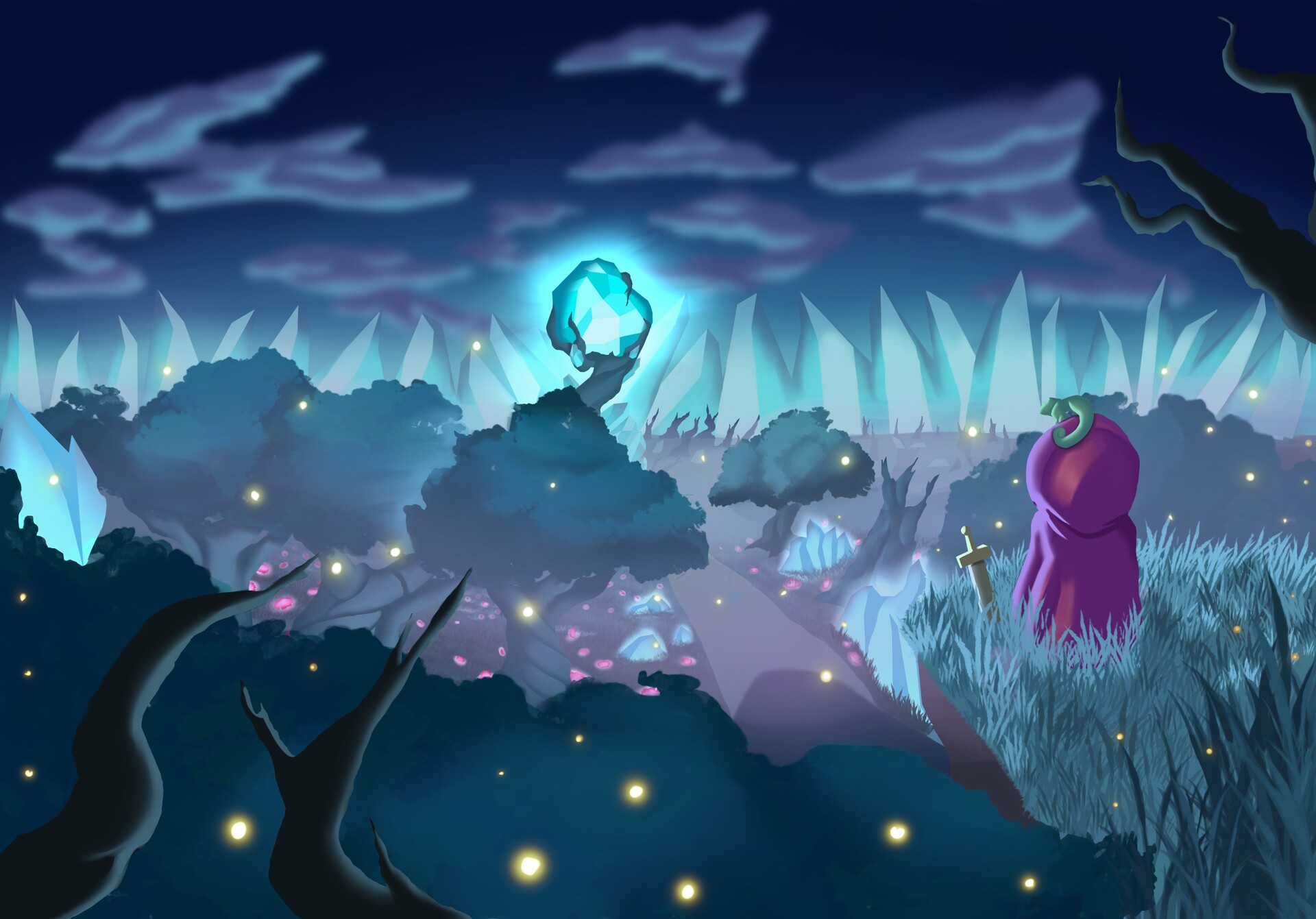 ArtStation - Environment illustration for a game