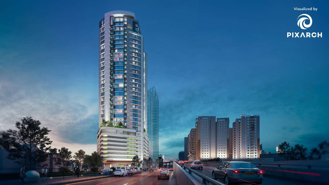 ArtStation - The Court Skyscraper Visualized by PIXARCH