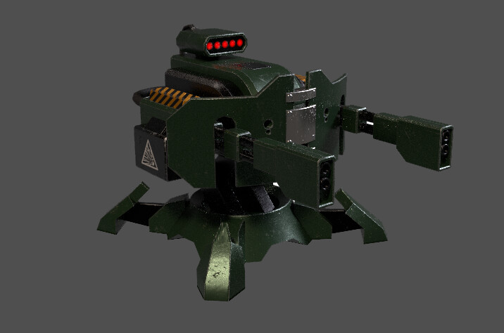 ArtStation - Auto Turrets Set