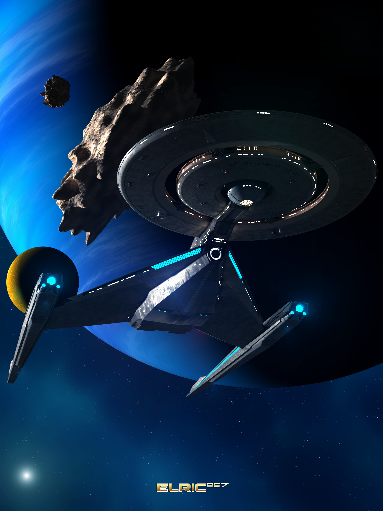 ArtStation - USS Discovery #4
