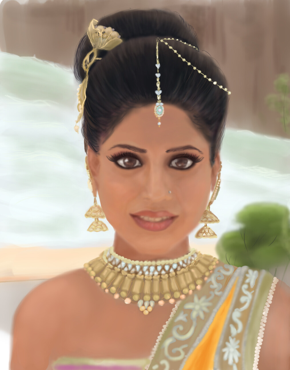 ArtStation - Fan art film Mahabharata. Subhadra.