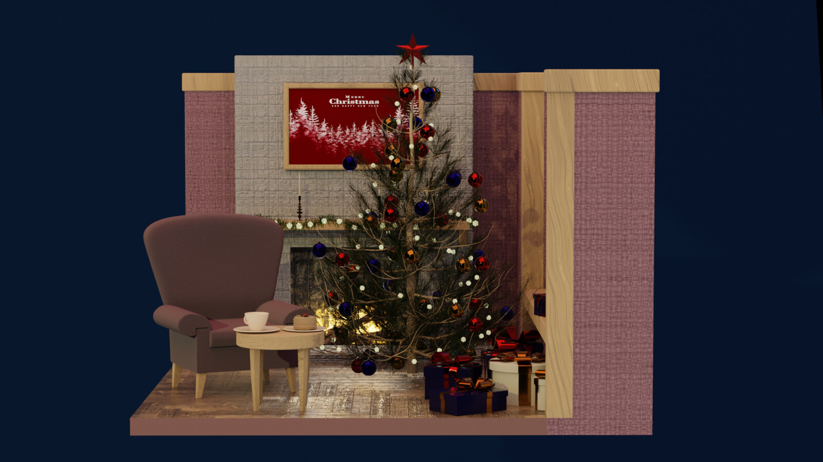 Gasya - New year scene