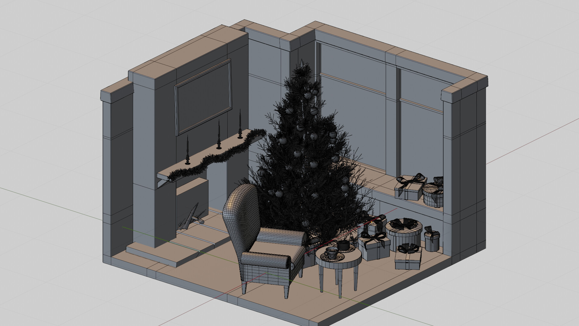 Gasya - New year scene