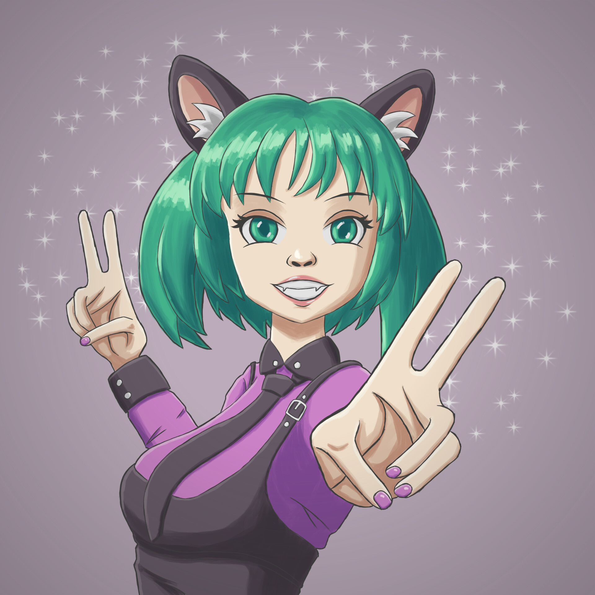 ArtStation - Neko girl