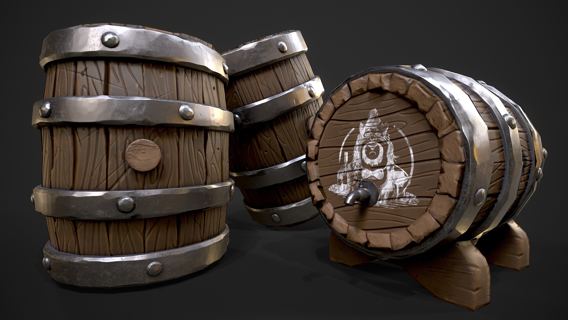 Nitheesh M - Stylized Barrel