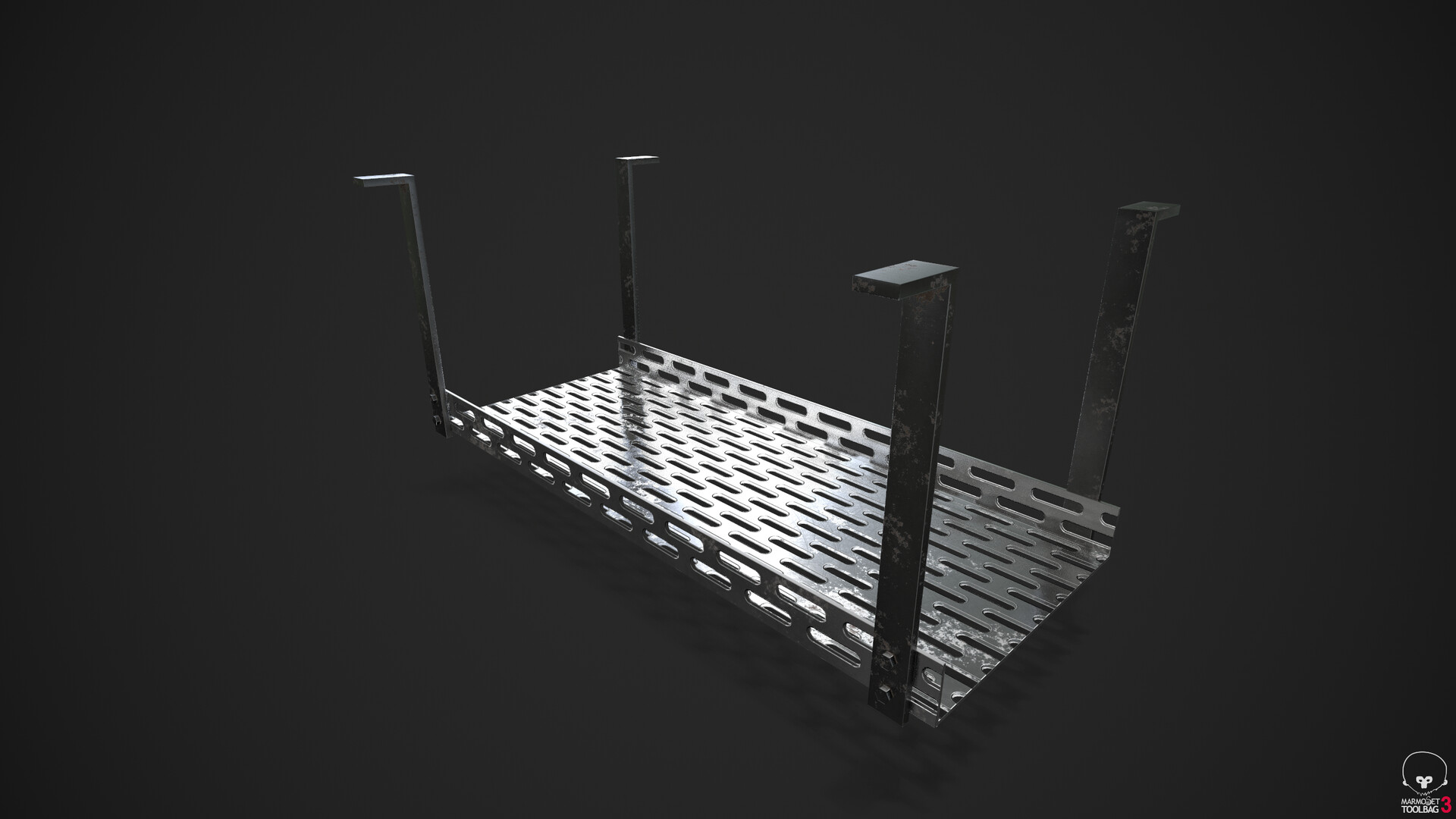 ArtStation - Modular Overhead Cable Tray - Prop