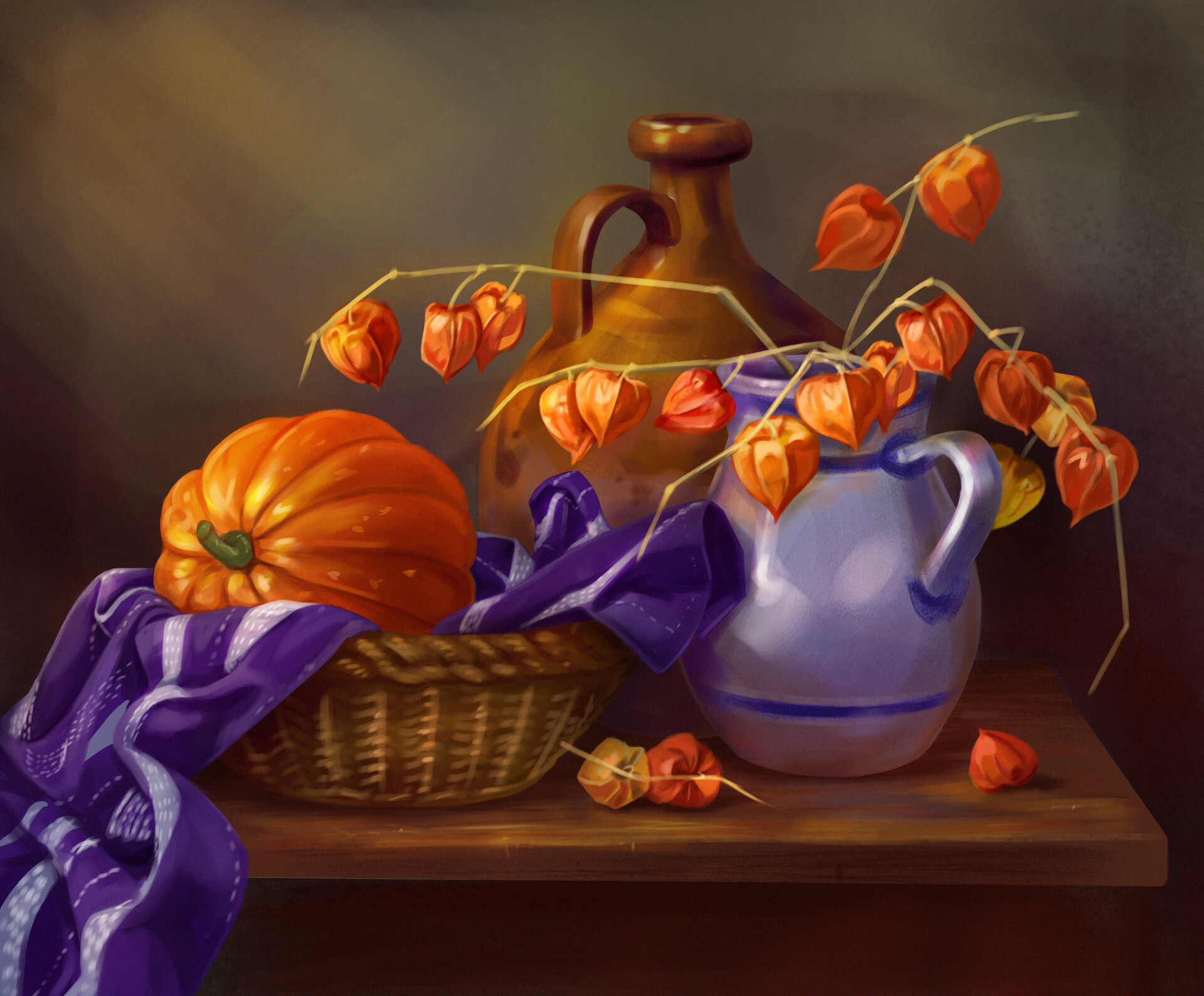 ArtStation - Autumn still life