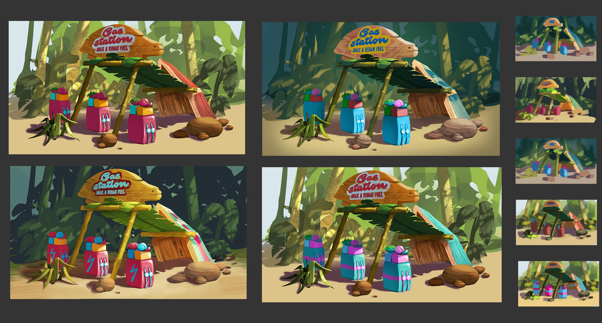 ArtStation - Gas station for turtles