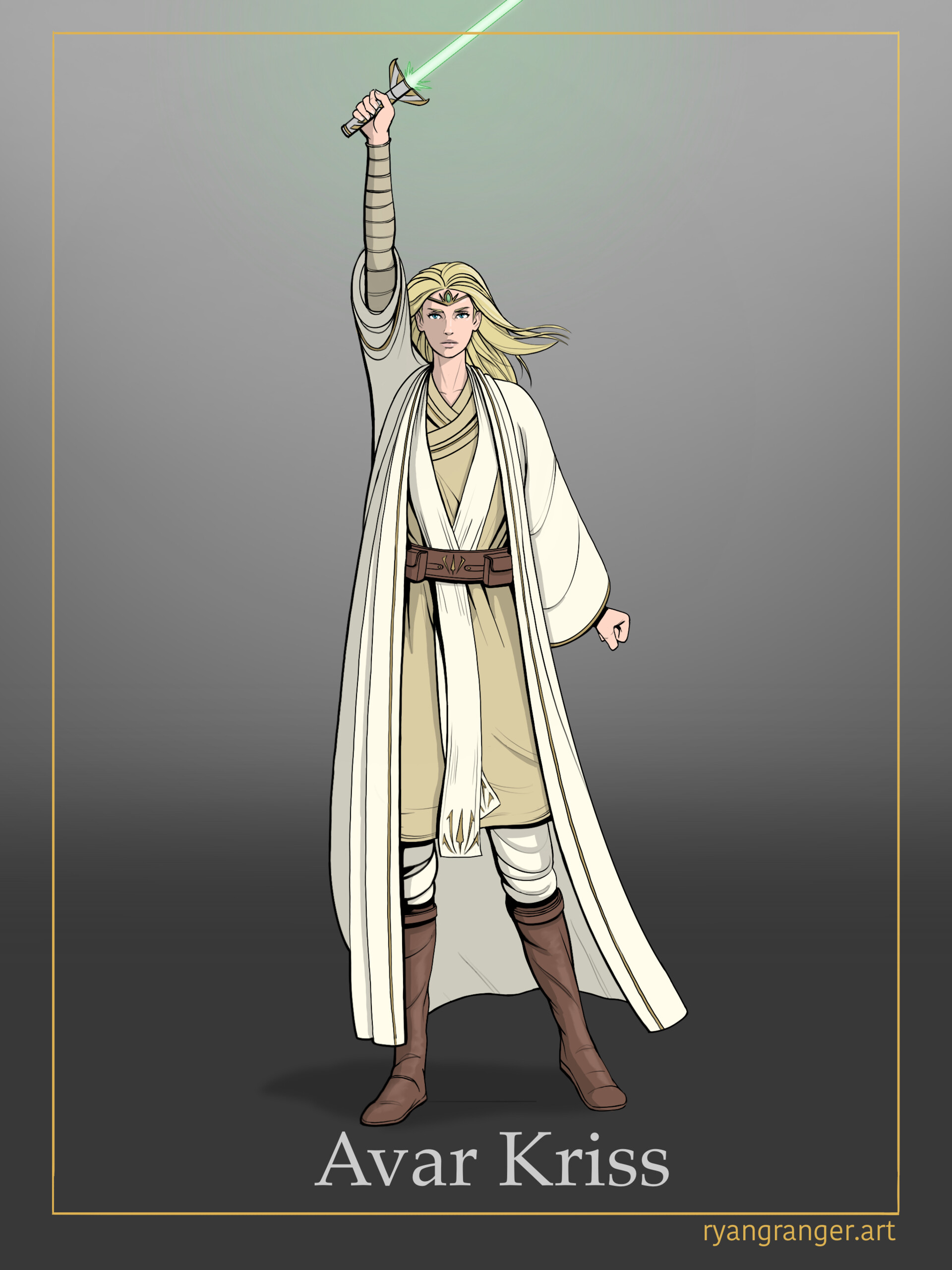 ArtStation - Star Wars The High Republic Characters: Avar Kriss