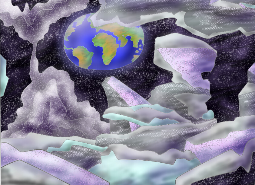 ArtStation - Abstract Moon