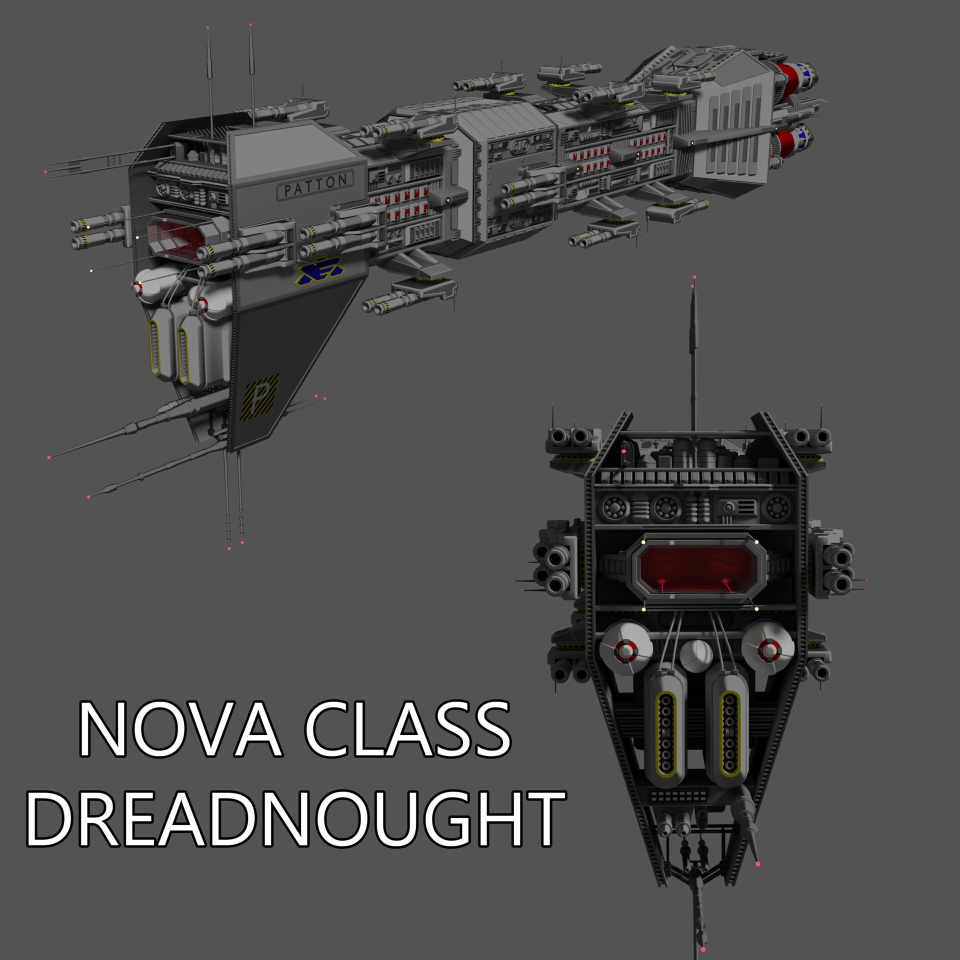 ArtStation - Nova Class Dreadnought - Babylon 5 - Fan-Art