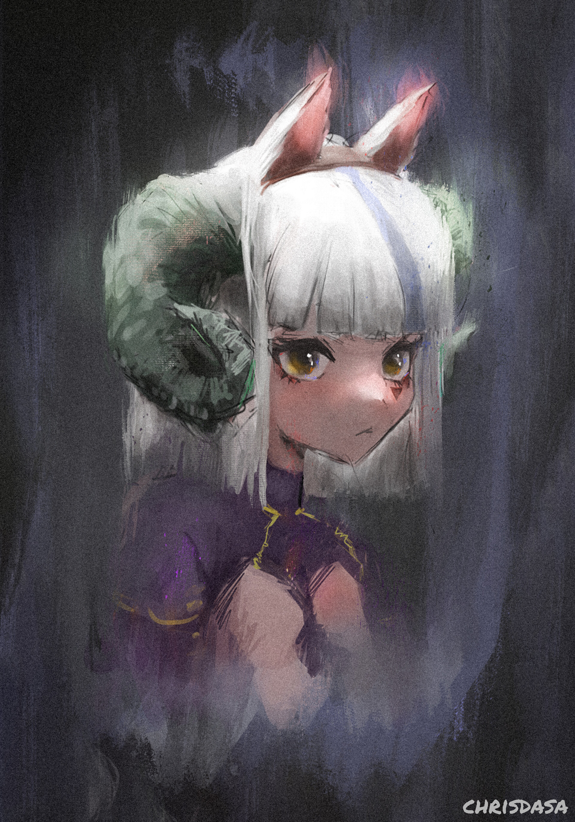 ArtStation - Trying on cat ears