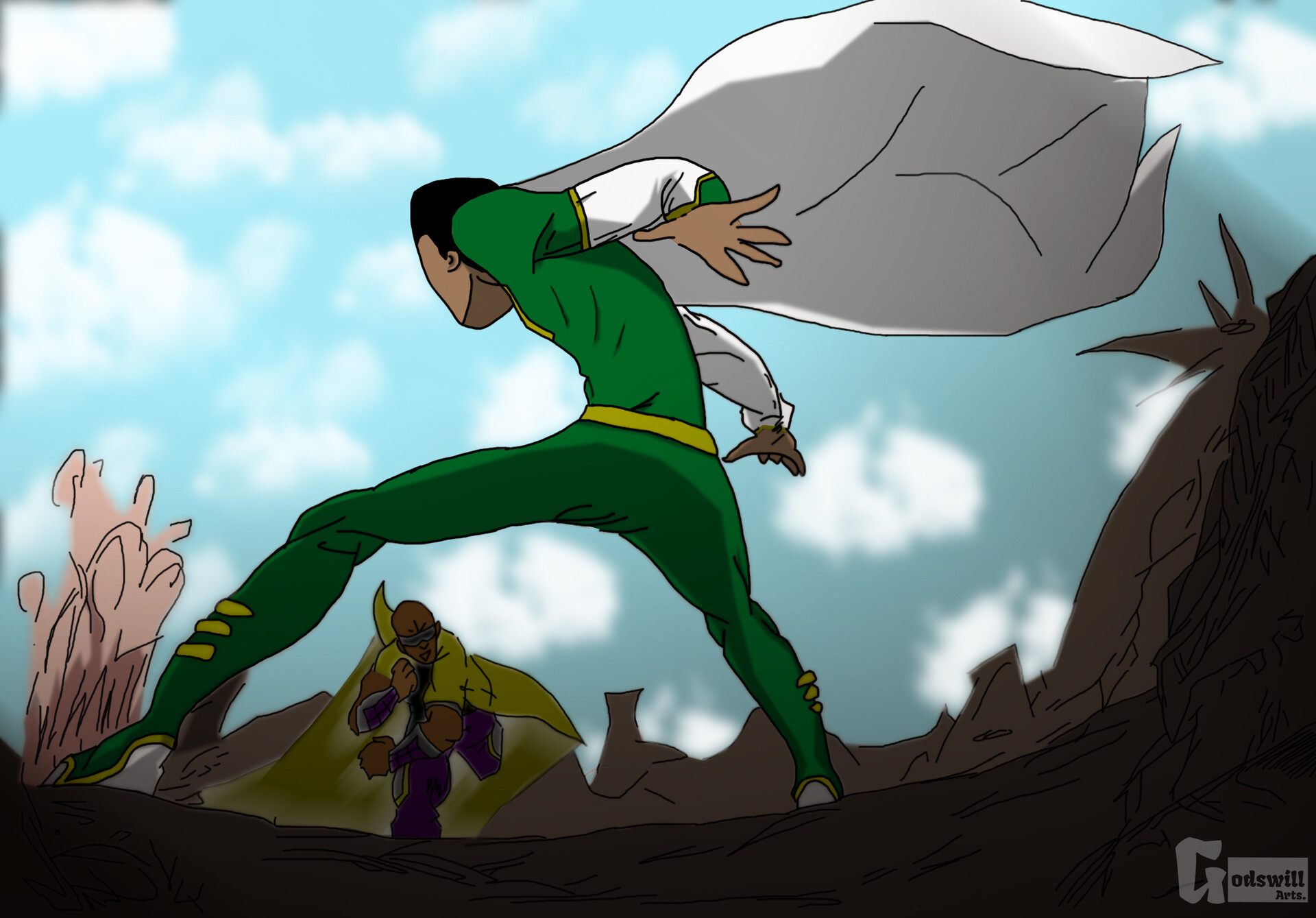 ArtStation - MIGHT OF GUARDIAN PRIME (perspecitive)