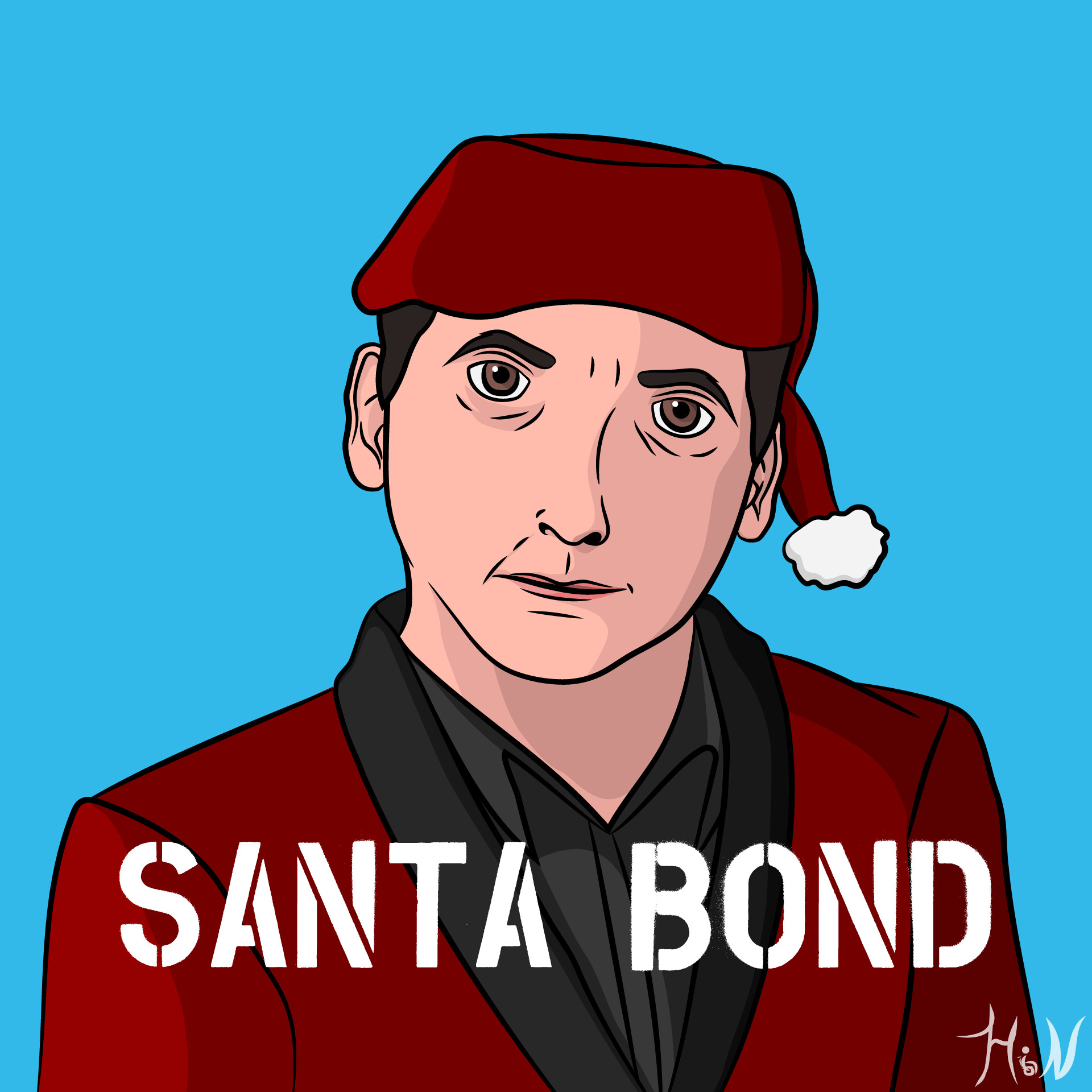 ArtStation - Michael Scott Santa Bond