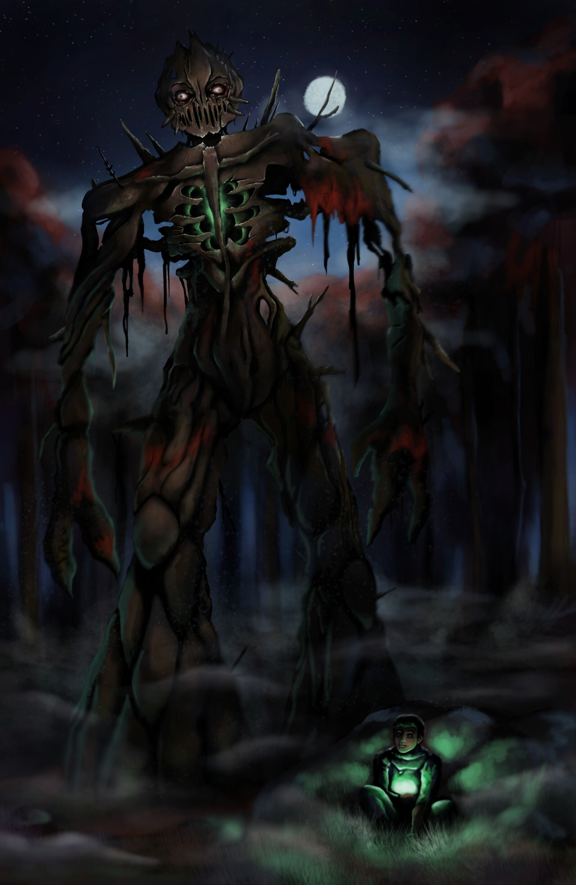 ArtStation - forest spook 🌲😂😜💀