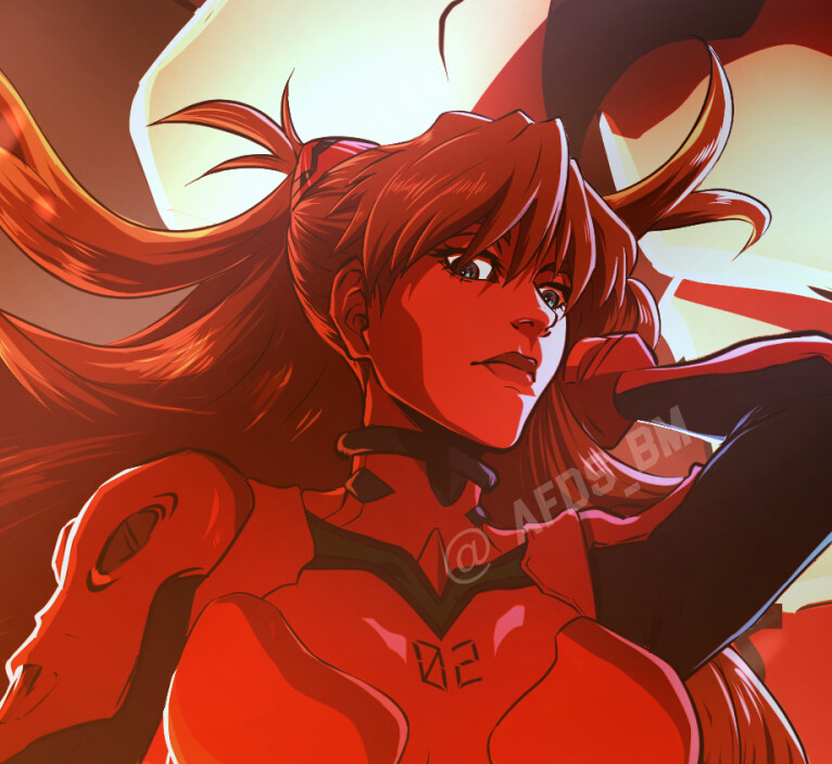 ArtStation - Asuka Langley Soryu - Neon Genesis Evangelion