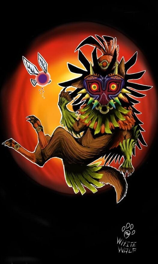 ArtStation - Skull Pup - Majora's Mask Fan Art