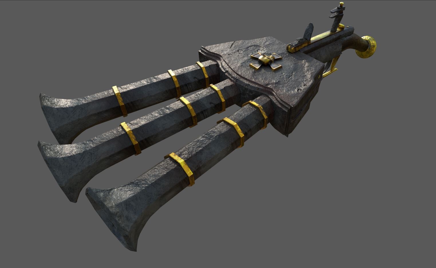 ArtStation - Vermintide 2 Griffin Foot Pistol (fan-remodel)