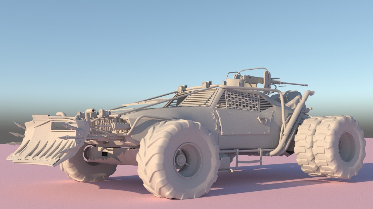 ArtStation - armour car