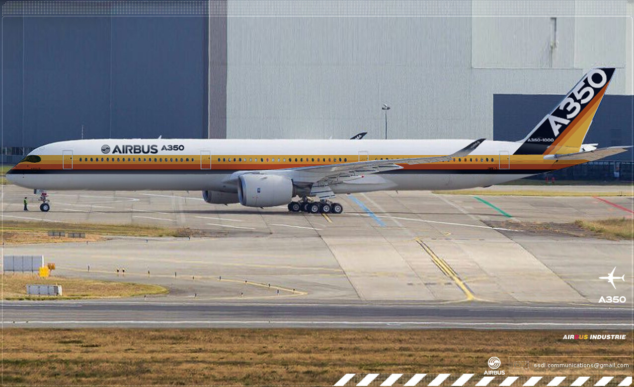ArtStation - Airbus Industrie Airbus A350 XWB Livery concept