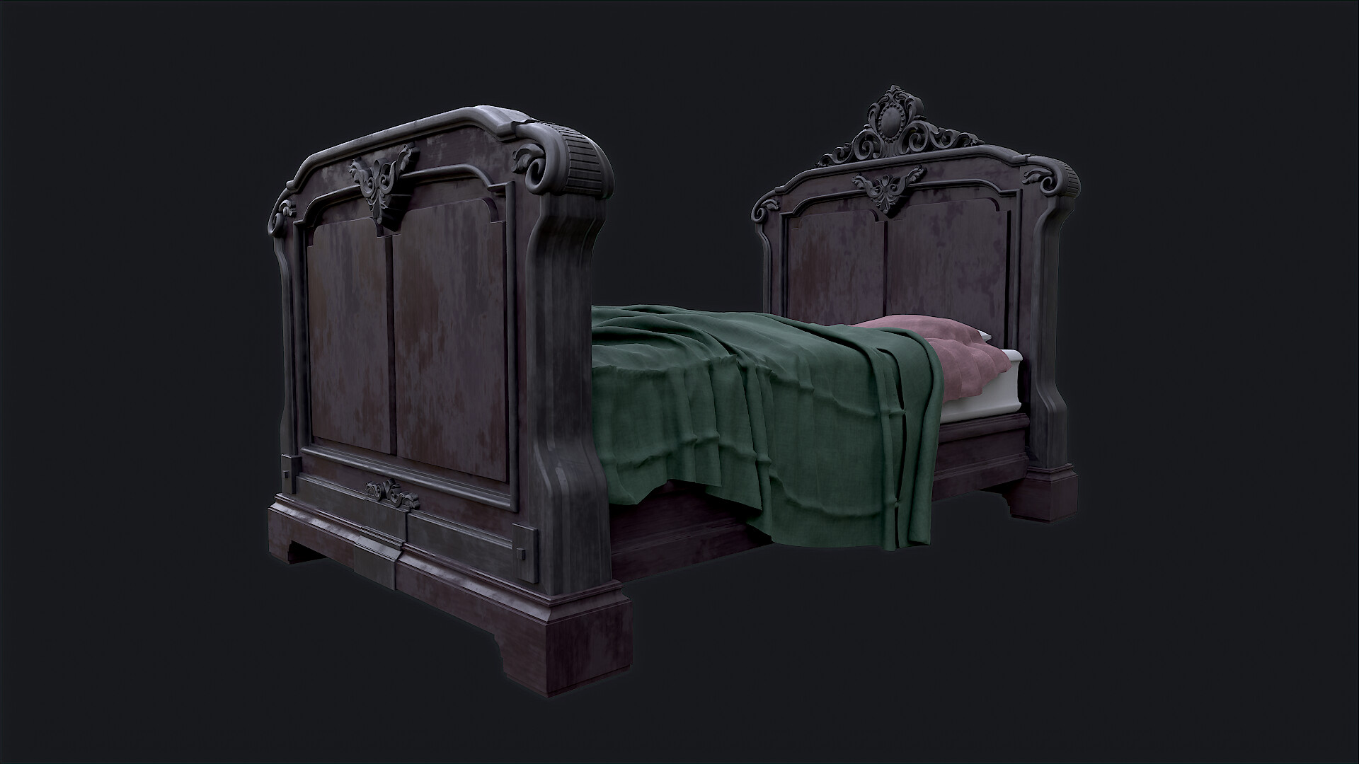 vampire gothic coffin bed