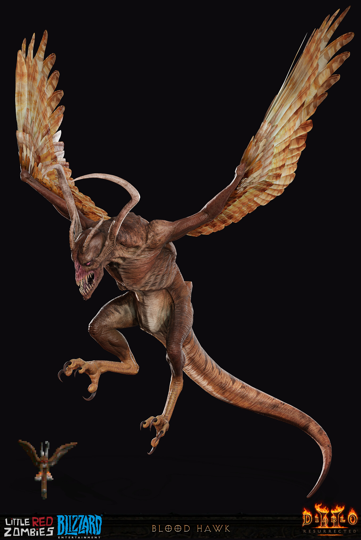 LITTLE RED ZOMBIES - Diablo II: Resurrected - Blood Hawk