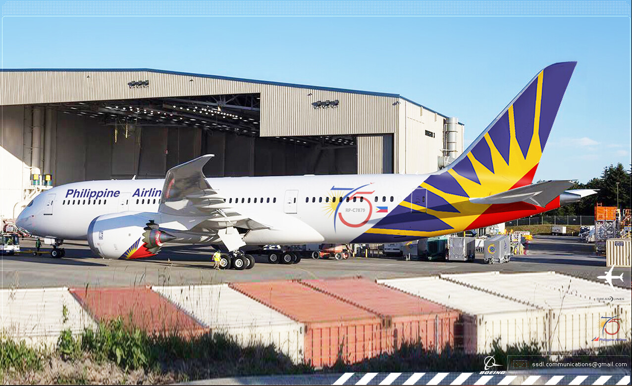 Philippine airlines Airlines Boeing 787 Dreamliner Livery concept by ...