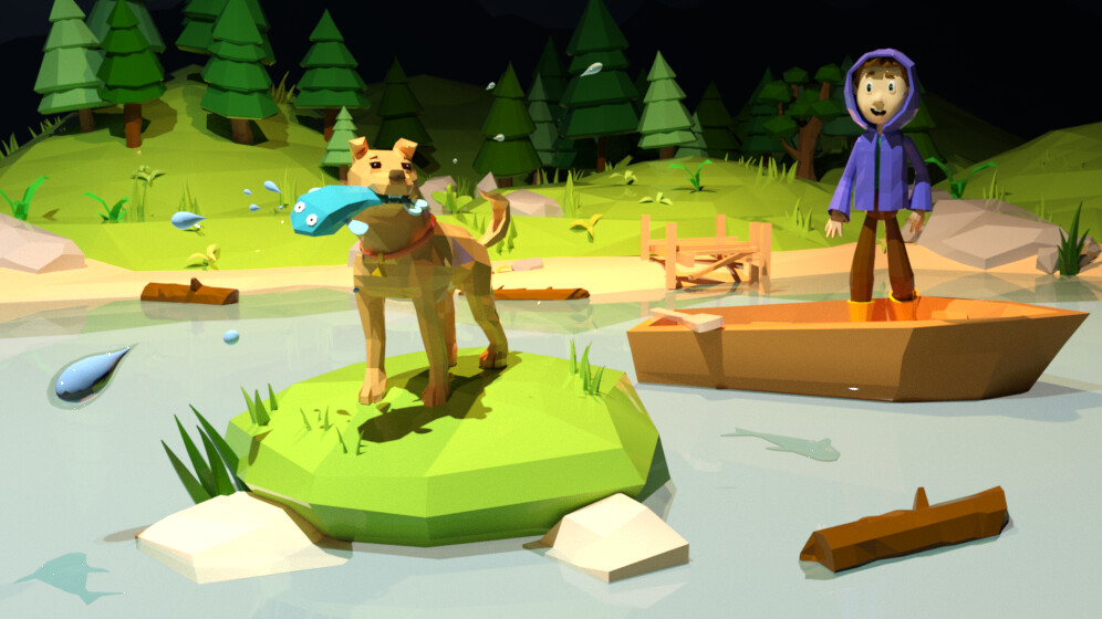 ArtStation - Low poly illustration