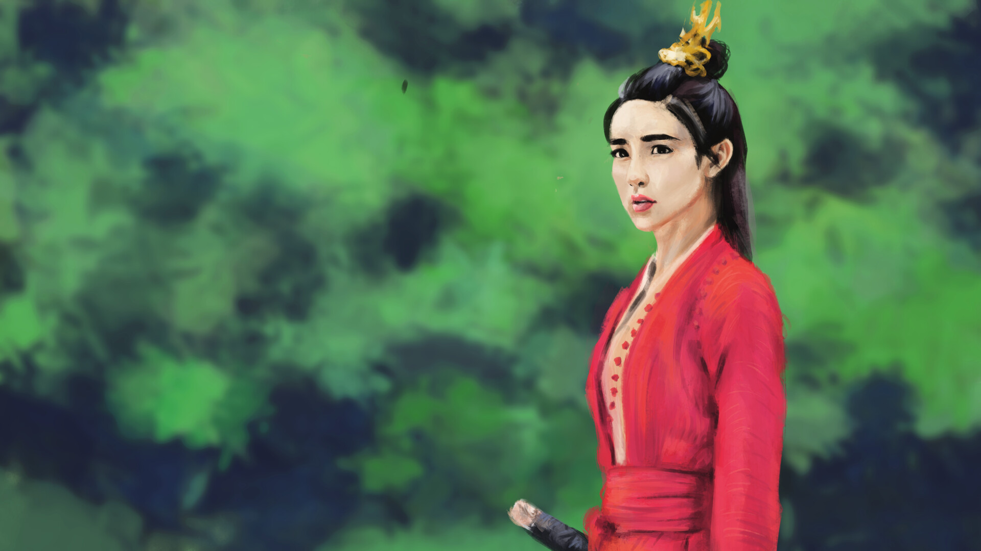 ArtStation - Study from TV still - Wen Qing