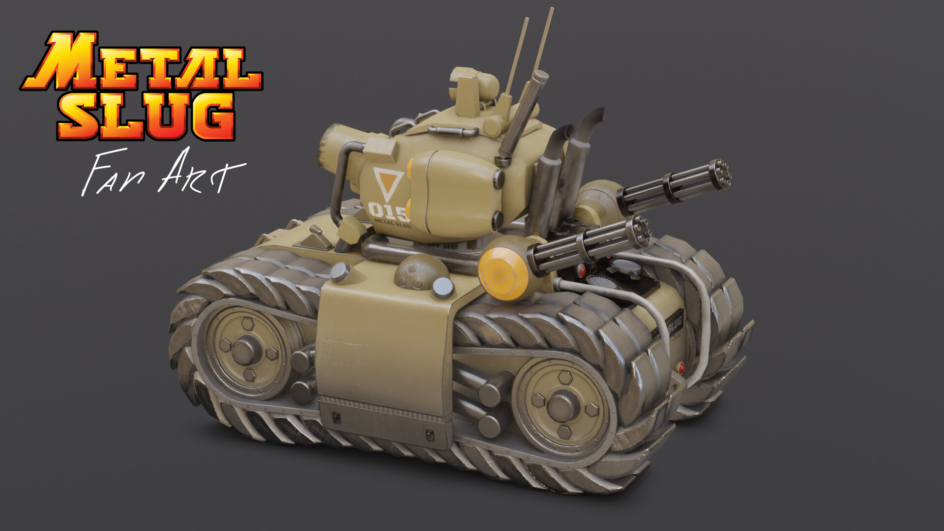 Mikhail Komissarov - Metal Slug SV-002 Fan Art