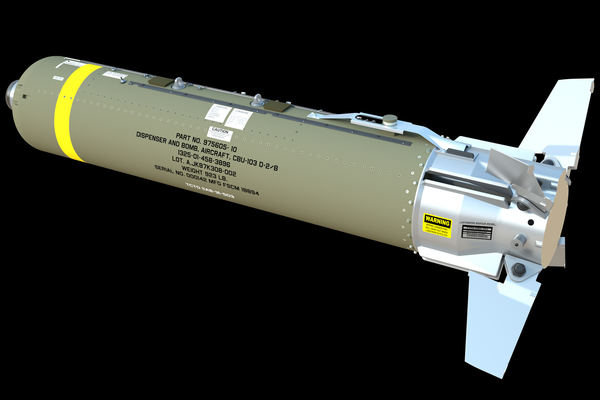 Edgar B - CBU-103 Combined Effects Munition WCMD