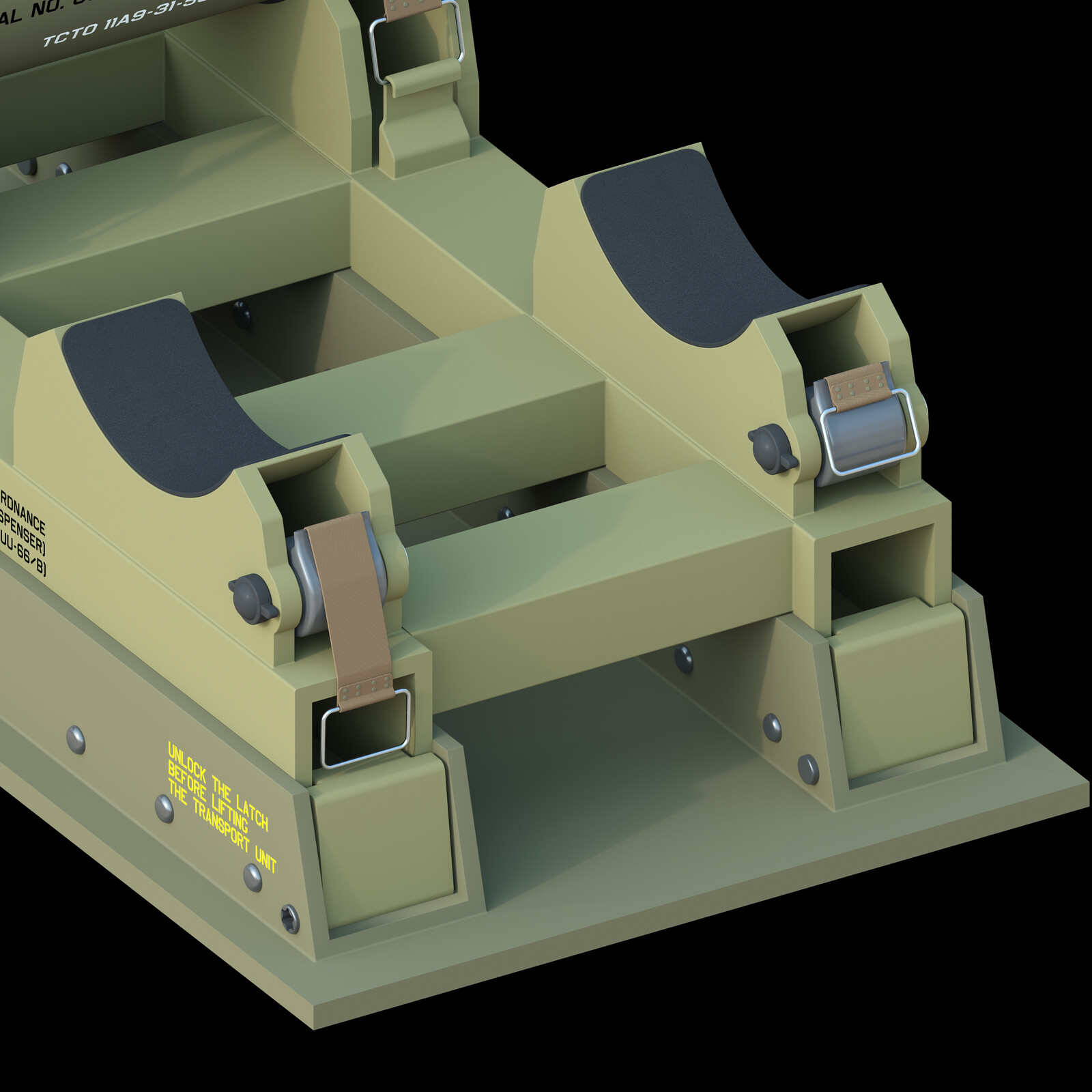 Edgar B - CBU-87 and CBU-103 Combined Effects Munitions on platform