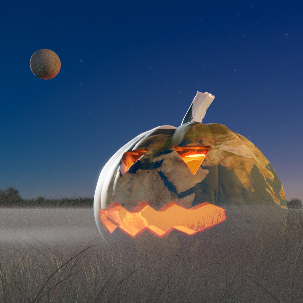 ArtStation - Scary Pumpkin 2021