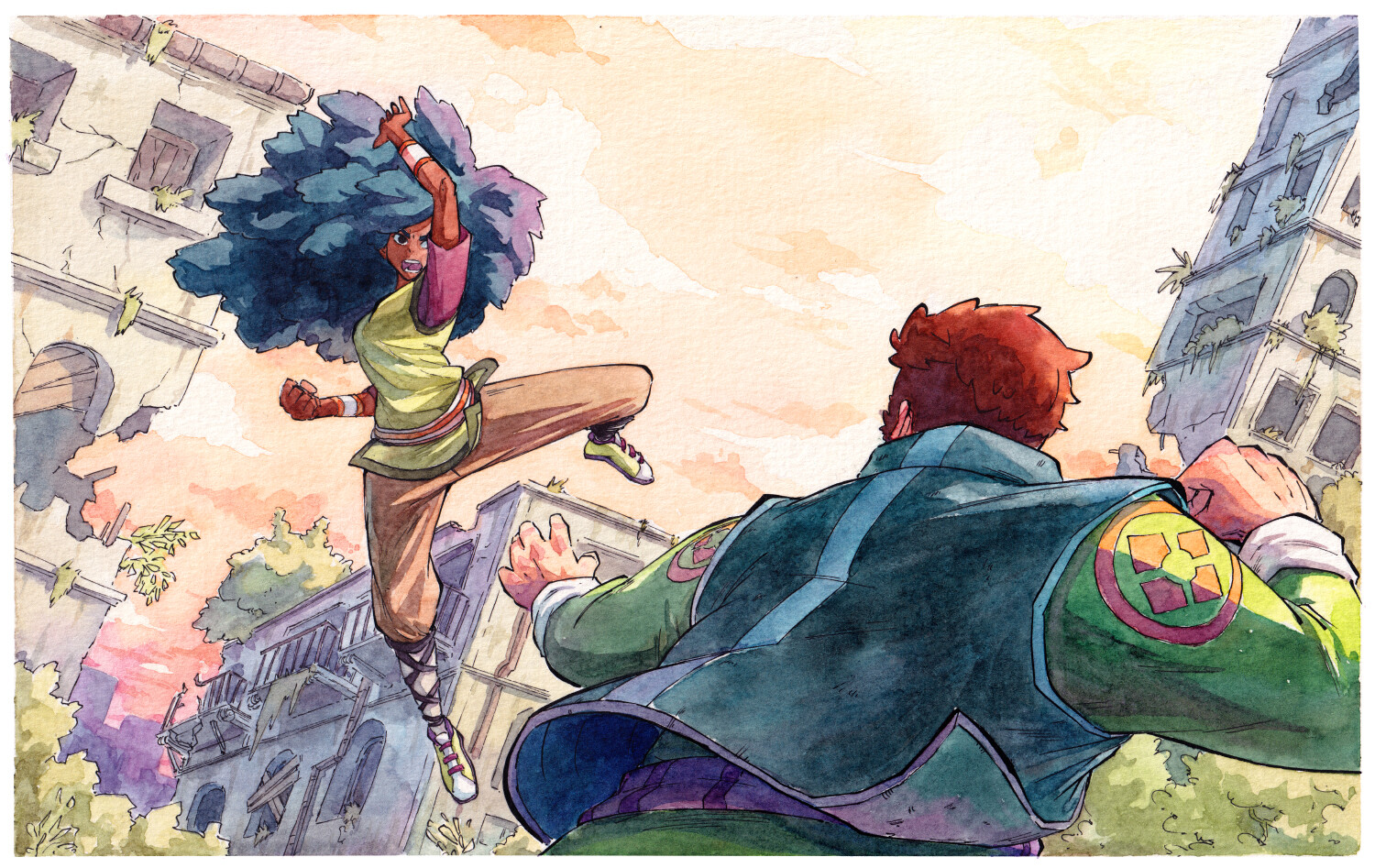 ArtStation - Jumping kick