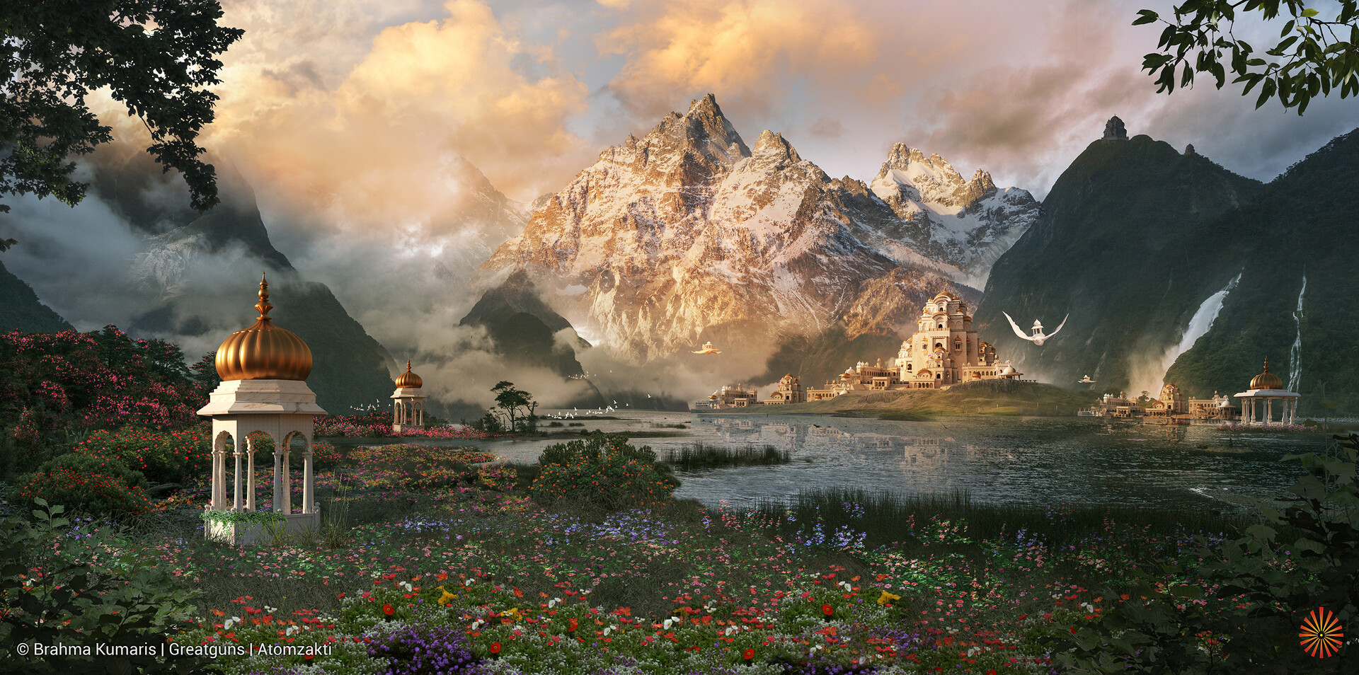 ArtStation - Brahma Kumaris | Concept art | Matte painting