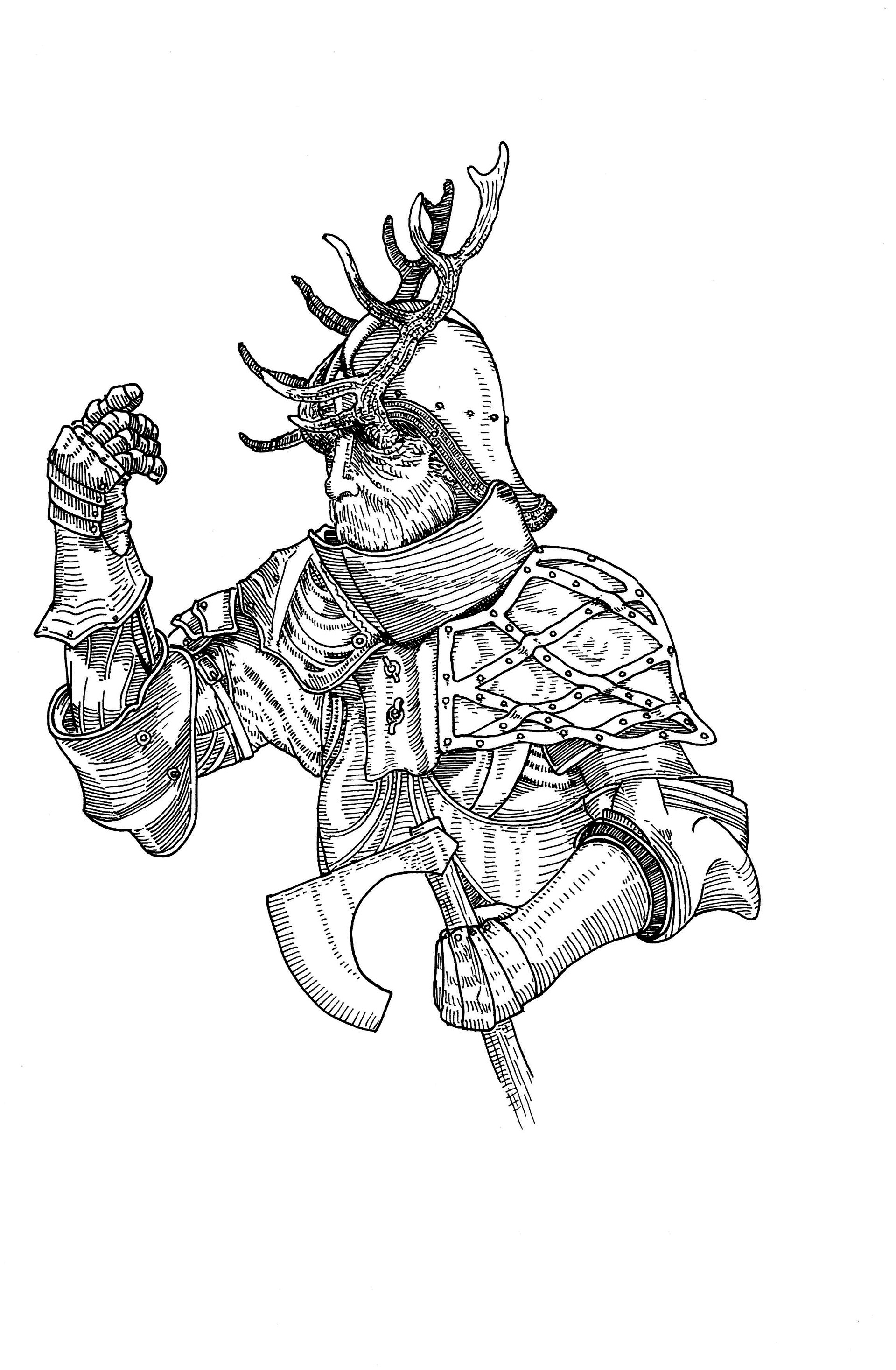 ArtStation - Stag Knight