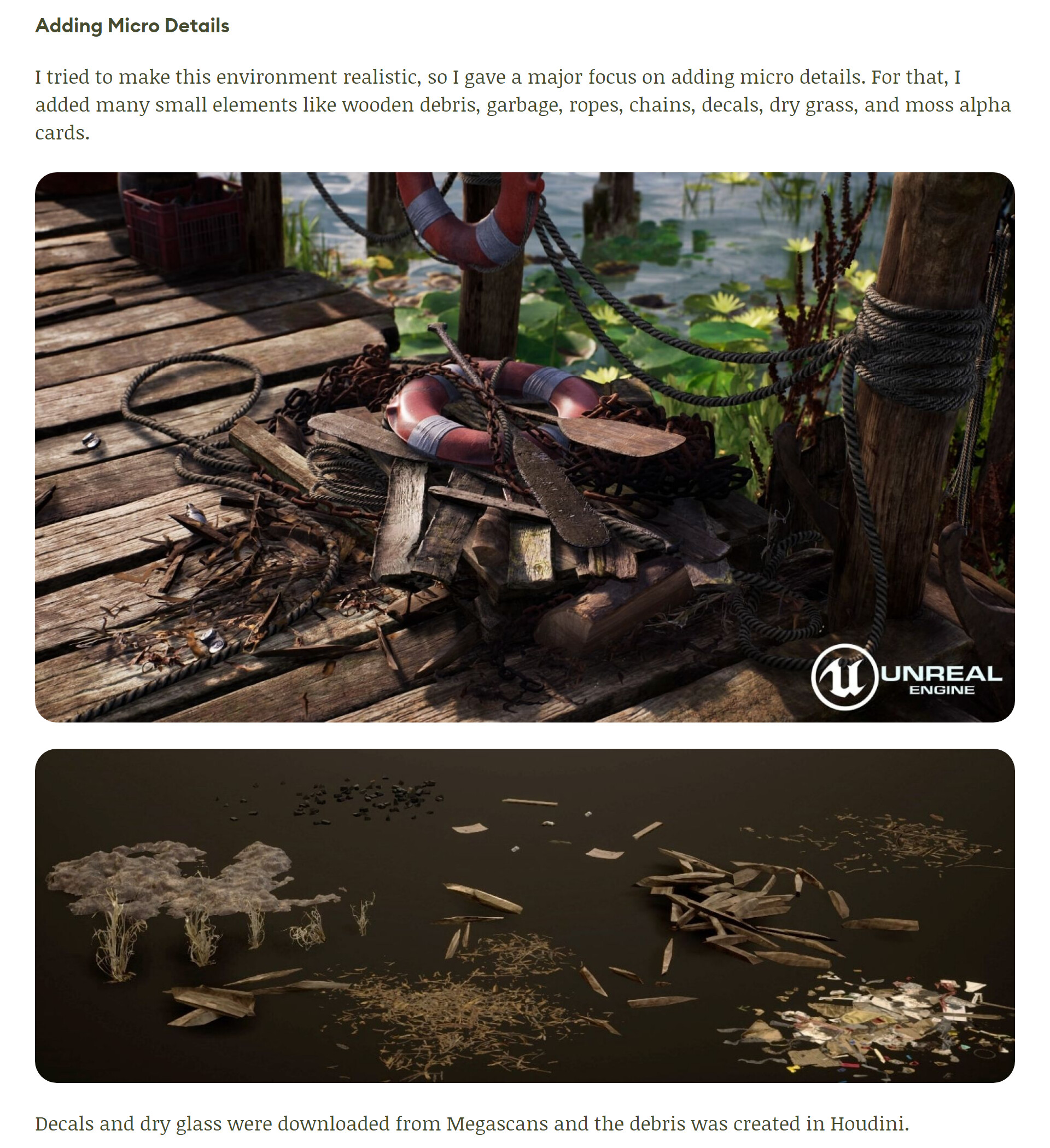 Abhishek Sharma - 80.LV Interview/Breakdown: Dock [Unreal Engine]