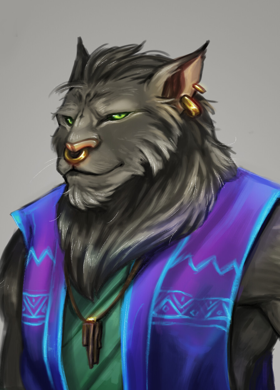 ArtStation - Character Concept - Skar Chaski - RPG Original Character