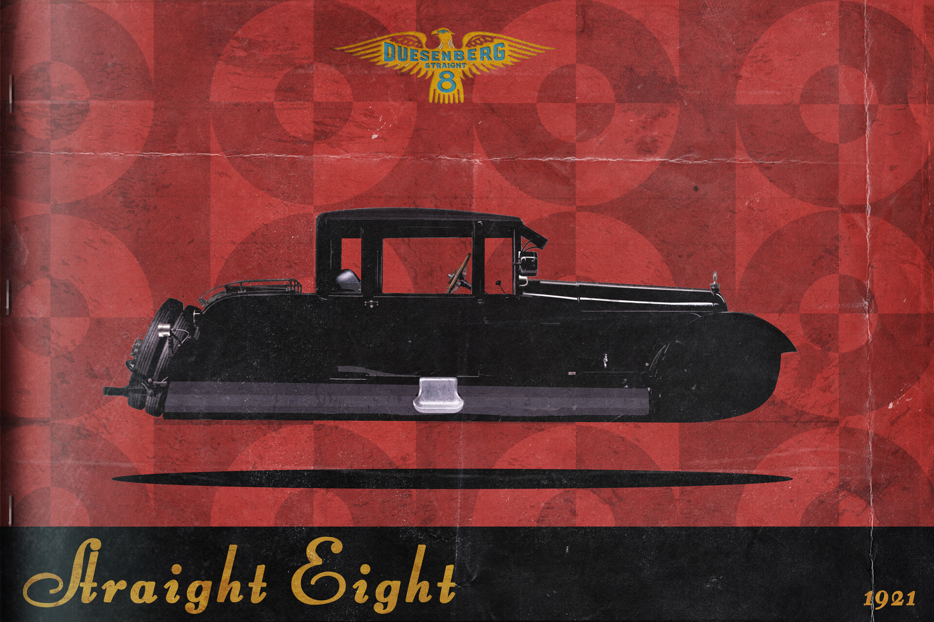 ArtStation - Duesenberg Straight 8 Vintage Hovercar Magazine