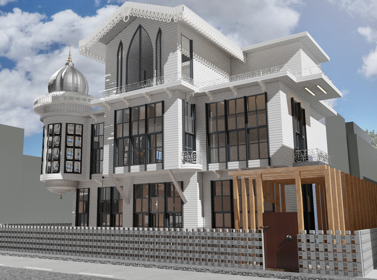 ArtStation - Wooden House 2021