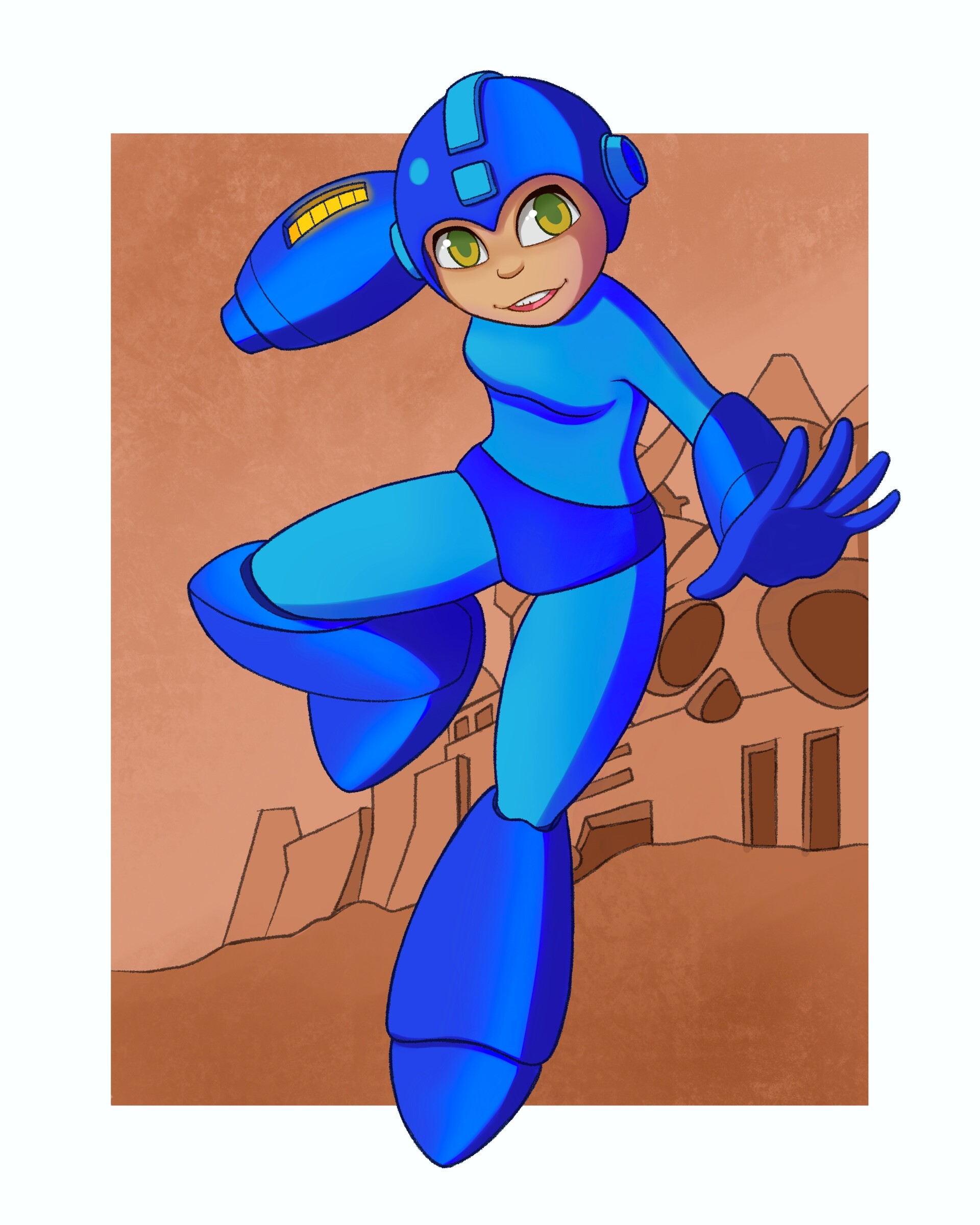 ArtStation - The blue bomber