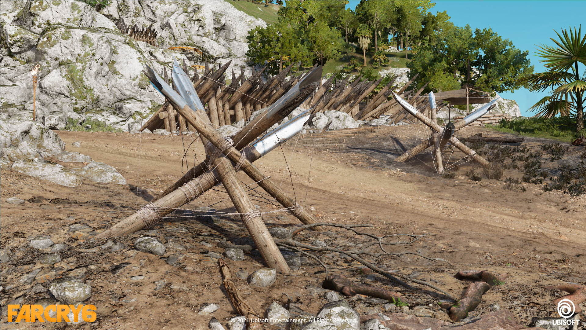 ArtStation - Spike Log Barricade - Far Cry 6