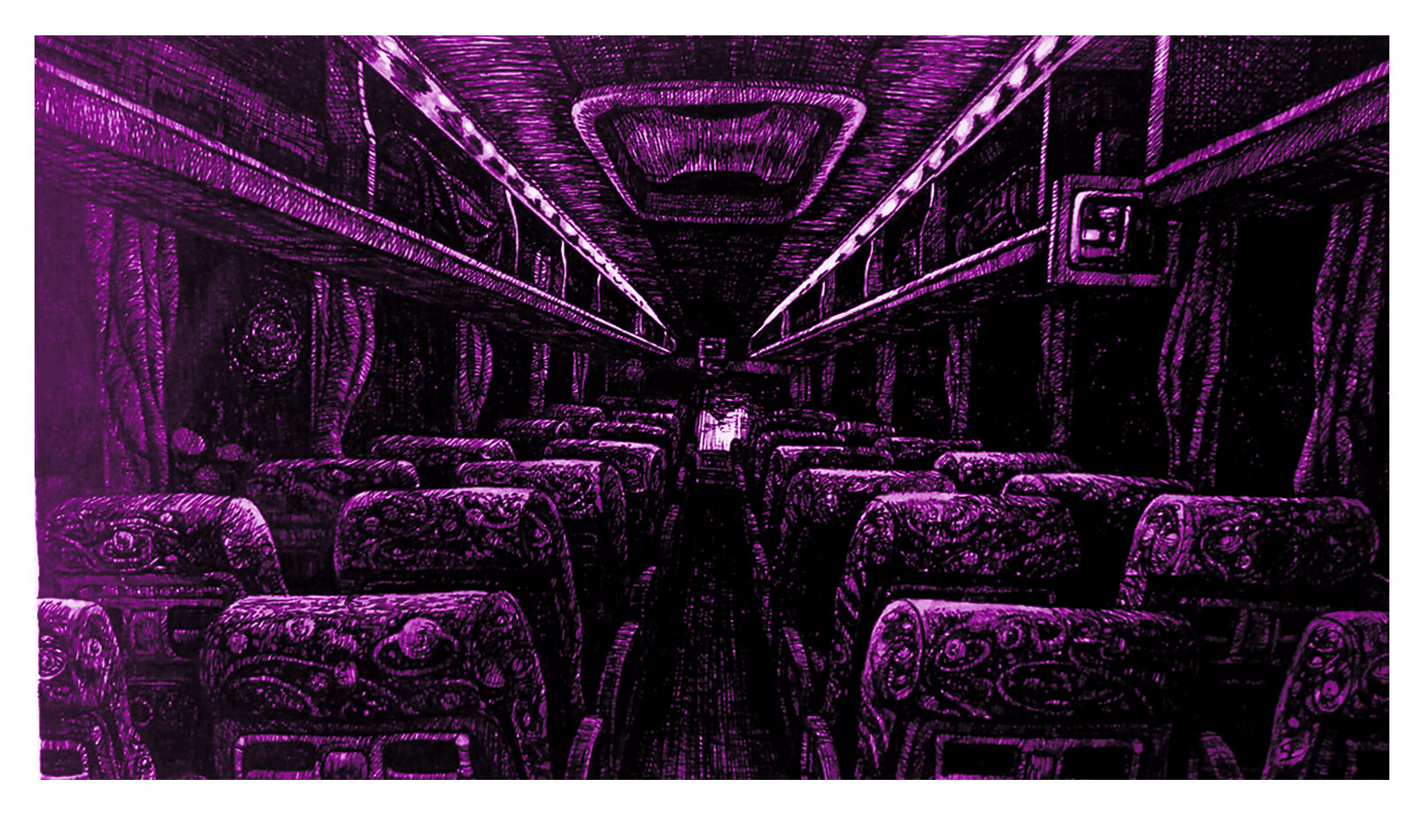 ArtStation - Inside dark autobus