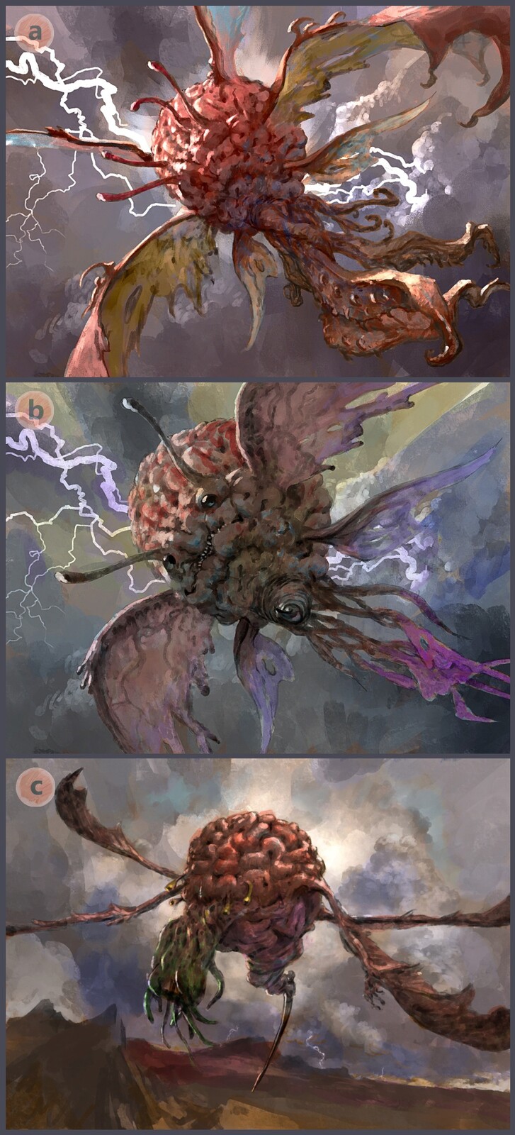 Simon Dominic Brewer fantasy art and illustration - Wandering Mind (MtG)