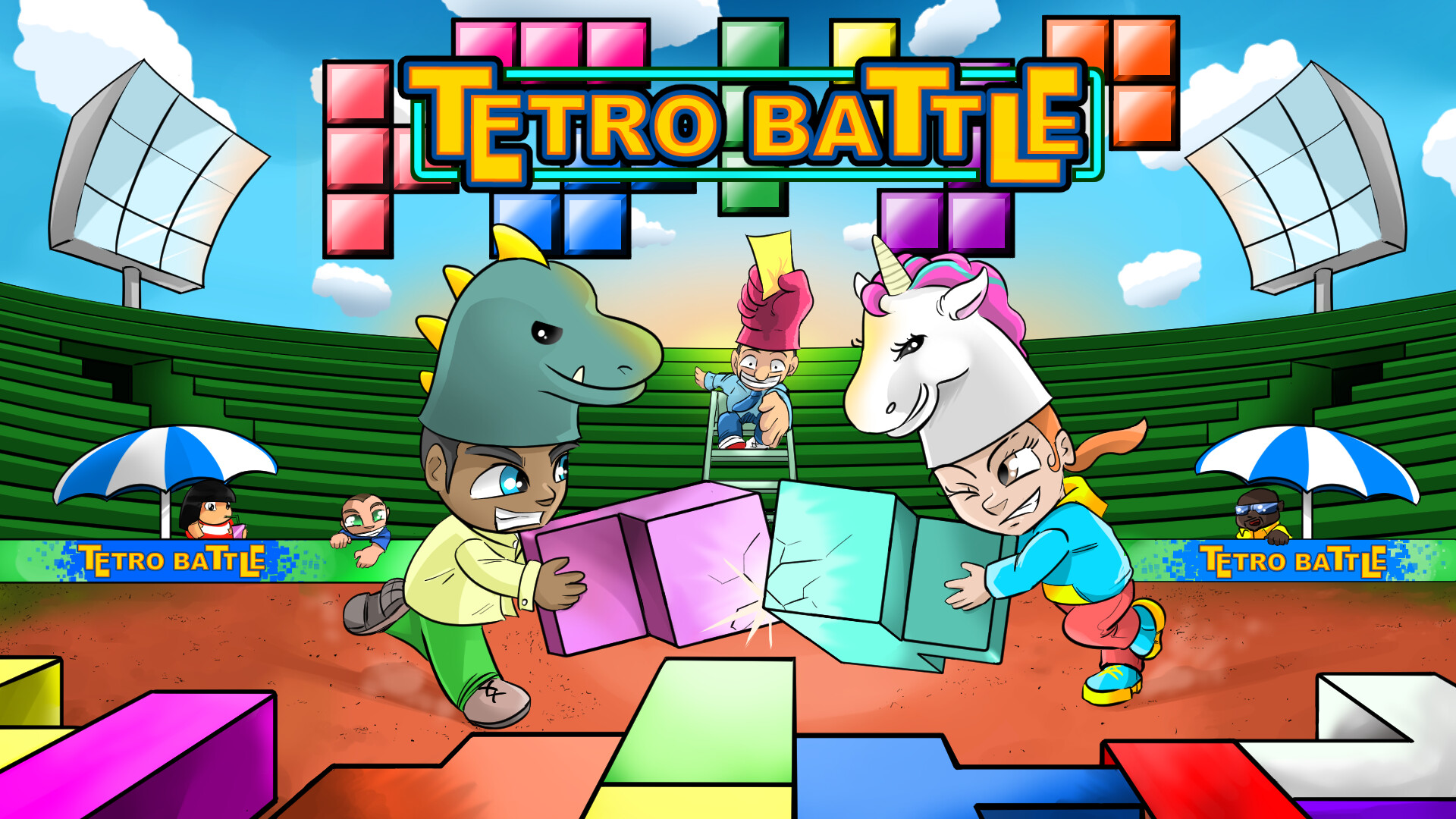 ArtStation - TETRO BATLLE: Cover.