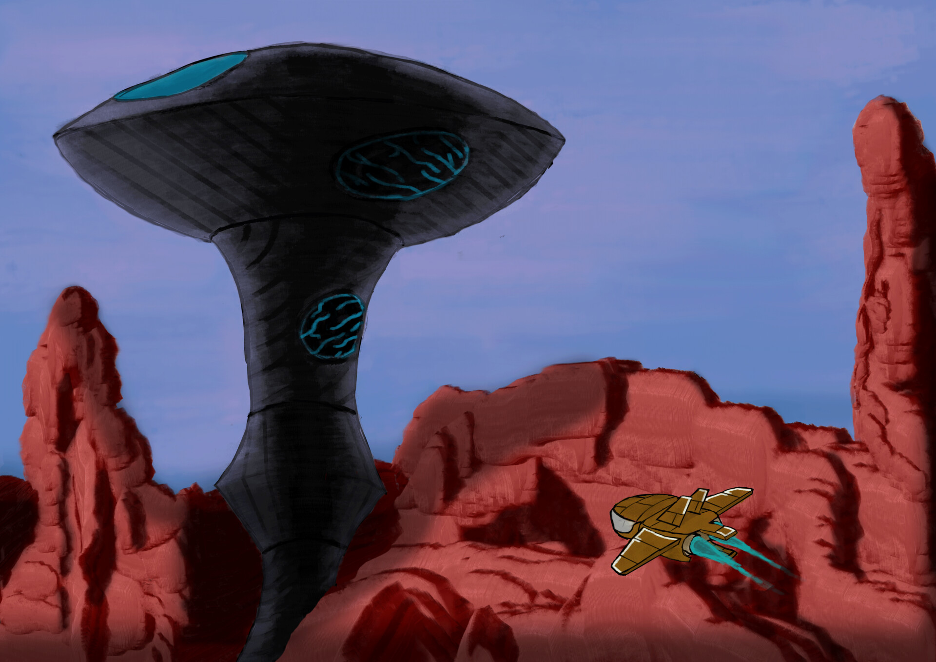 ArtStation - Episode 15 Ancient Alien Tower?