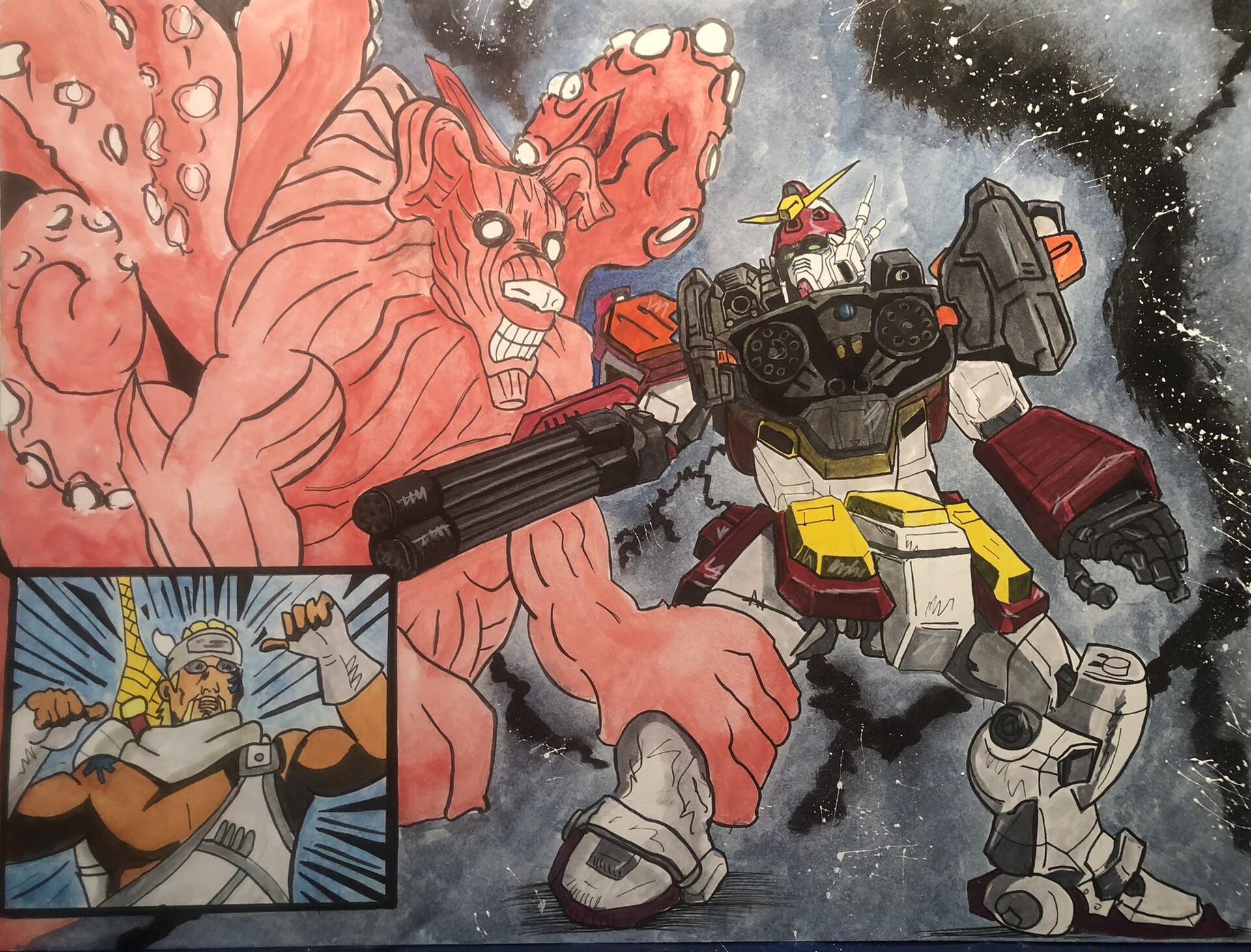 ArtStation - 9 Tails v Heavy Arms