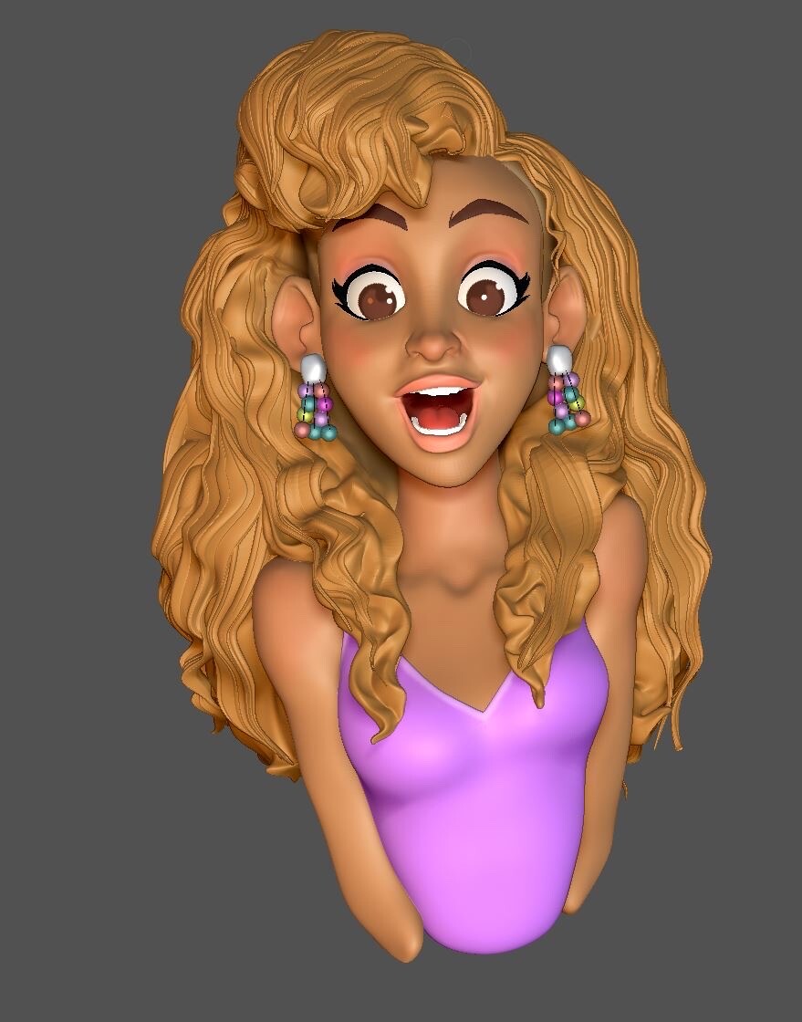 Whitney Houston Caricature