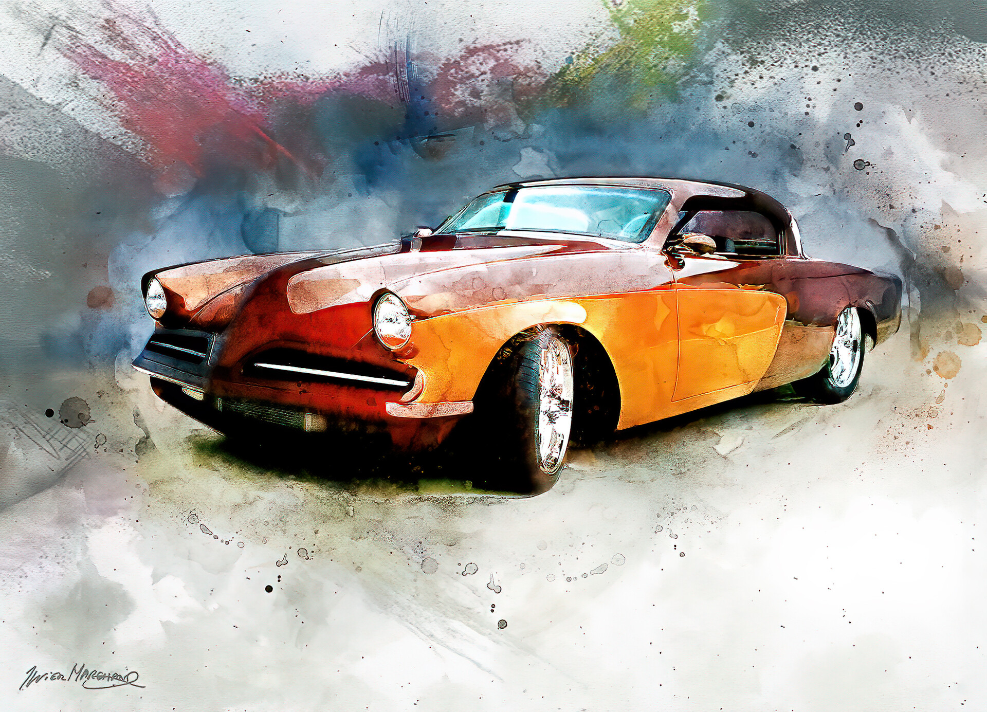 ArtStation - 1953 Studebaker Starlight Coupé