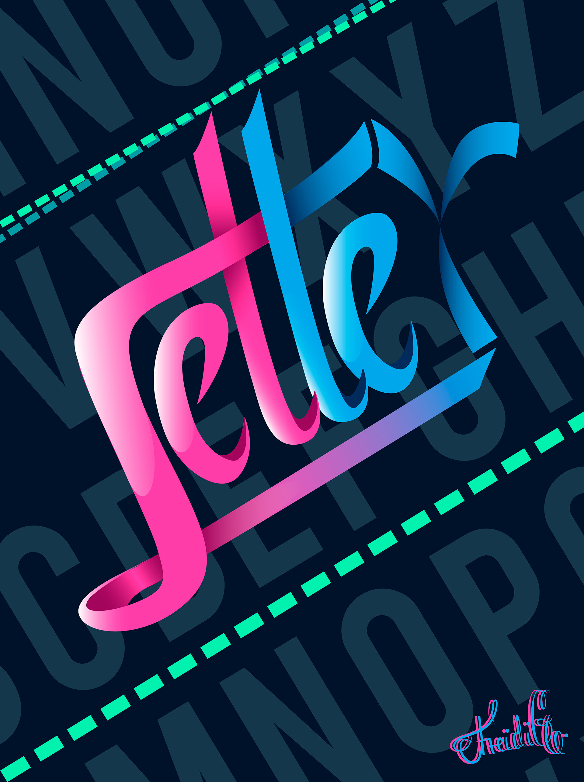 ArtStation - LETTERING #1 LETTER